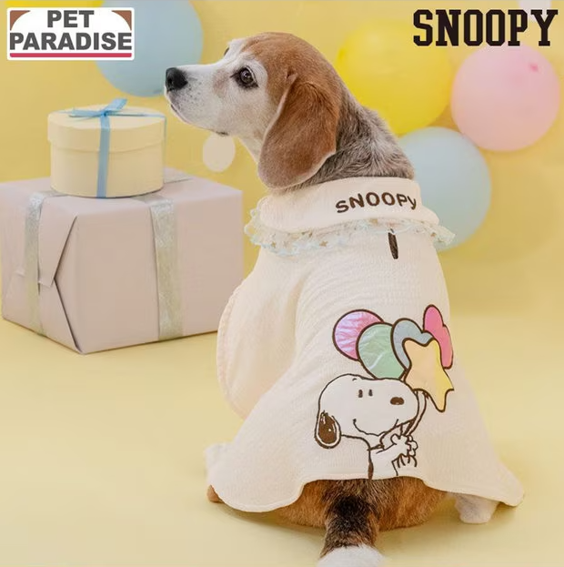 Birthday Snoopy Poncho – Nekopia Pets
